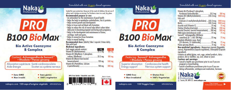 Naka ProB100 Biomax 120 VCap – One Stop Natural